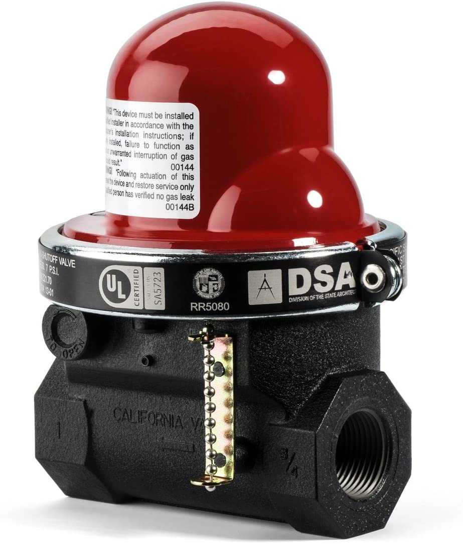 Earthquake Gas Shut Off Valve (Seismic valve) - VanHeat Services